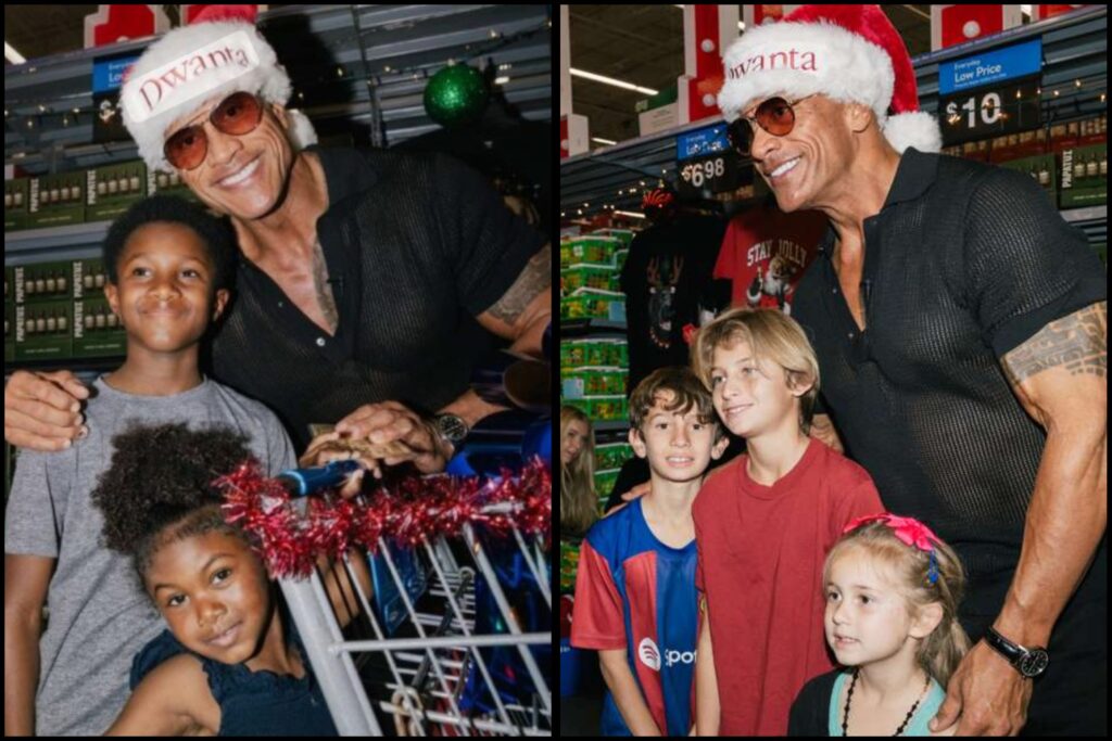 Dwayne “The Rock” Johnson Spreads Holiday Cheer With Surprise Walmart ...